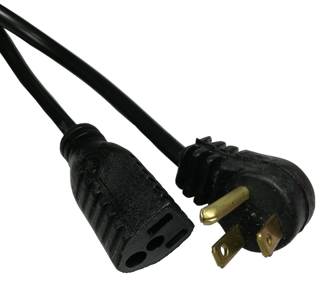 Extensión Cable De Poder De 1 Metro Conectores americanos de Tres ...
